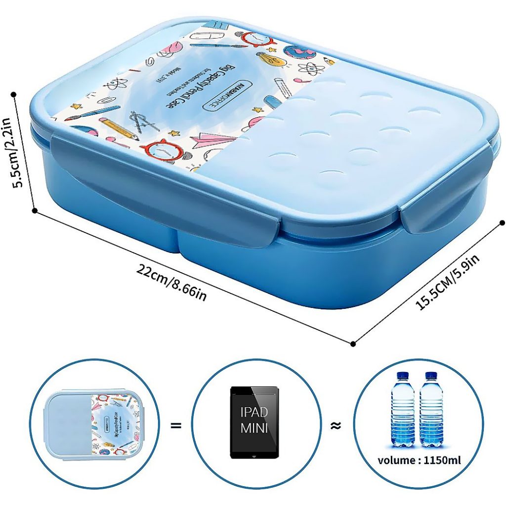 Jeexi Premium Kids Bento Lunch Box , Leak Proof Lunch Box for Adults ...