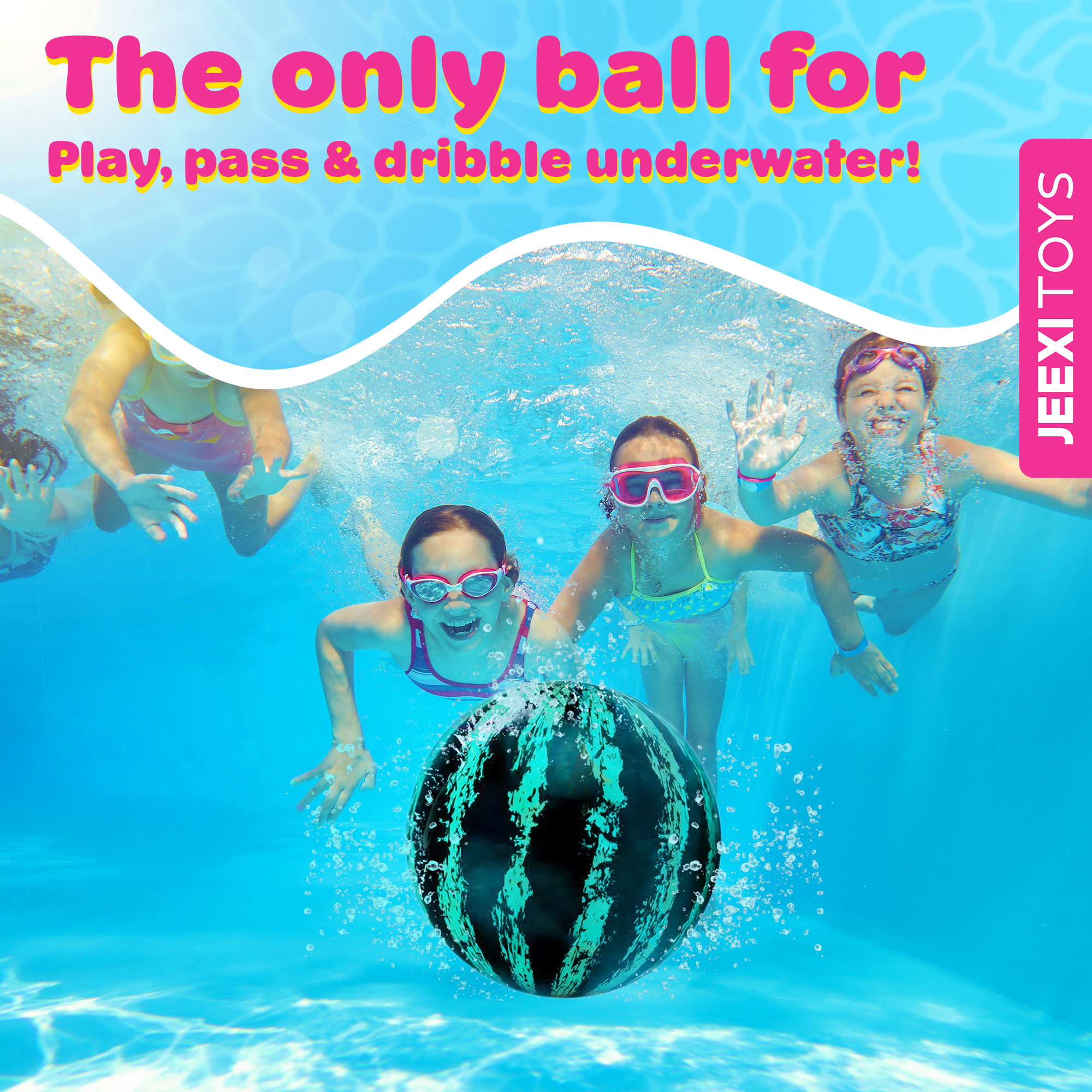 Jeexi Water Ball, 9″ – The Ultimate Swimming Pool Game | Pool Water ...